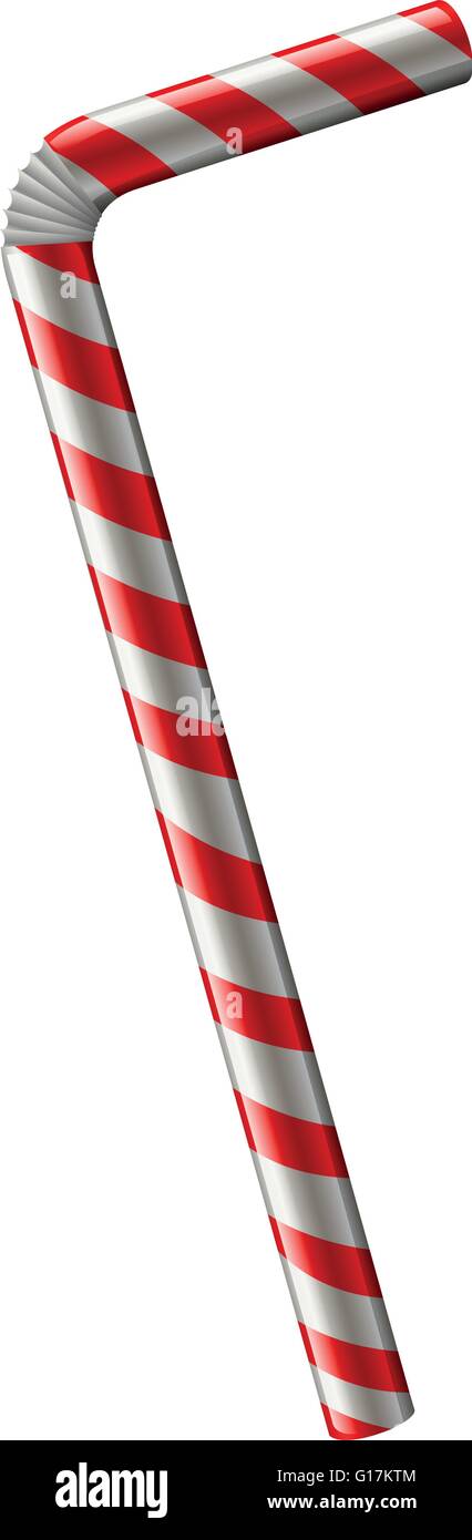 Striped straw vector hi-res stock photography and images - Alamy