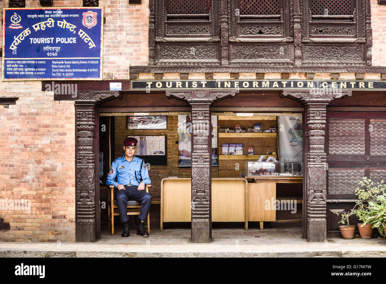 Nepal police hi-res stock photography and images - Alamy