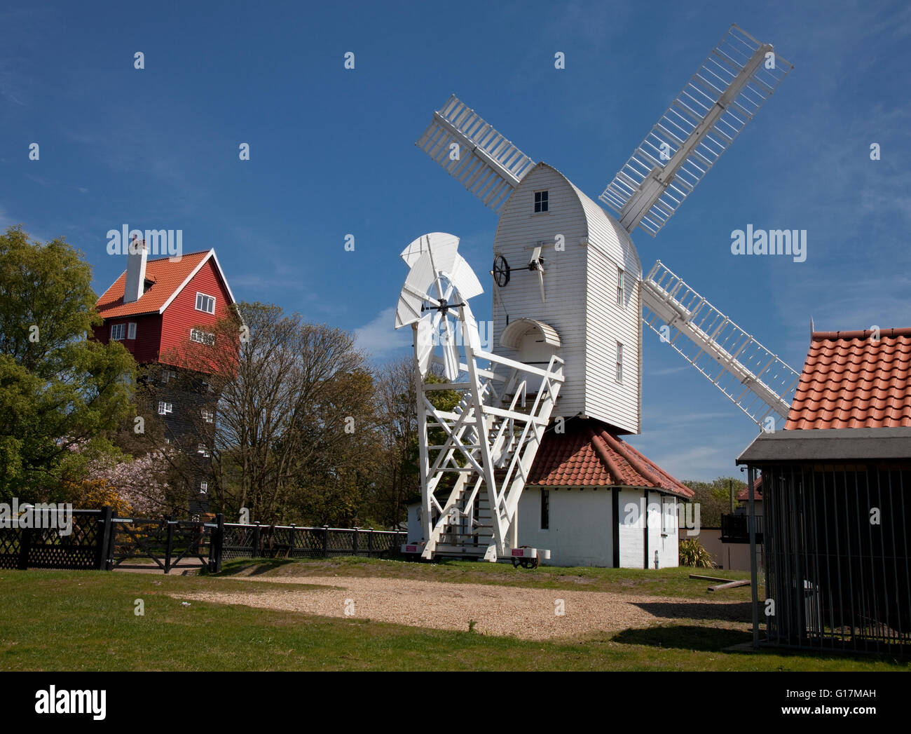 Thorpeness windmill suffolk Stock Photo - Alamy