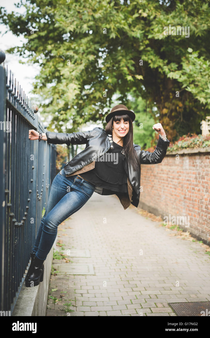 Focus onto hanging woman hi-res stock photography and images - Alamy