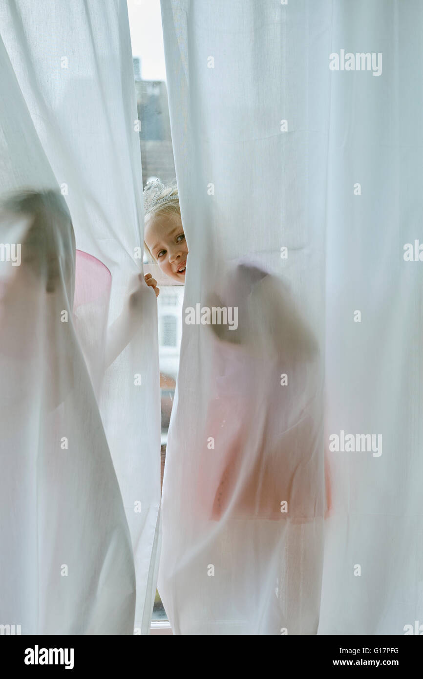 Through curtain hi-res stock photography and images - Alamy