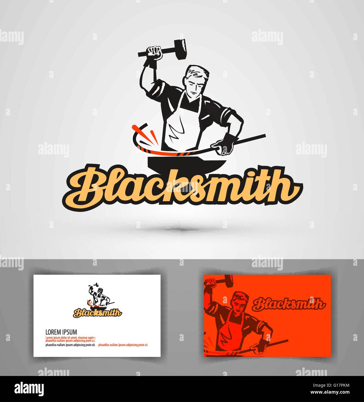 Cartoon blacksmith anvil hi-res stock photography and images - Alamy