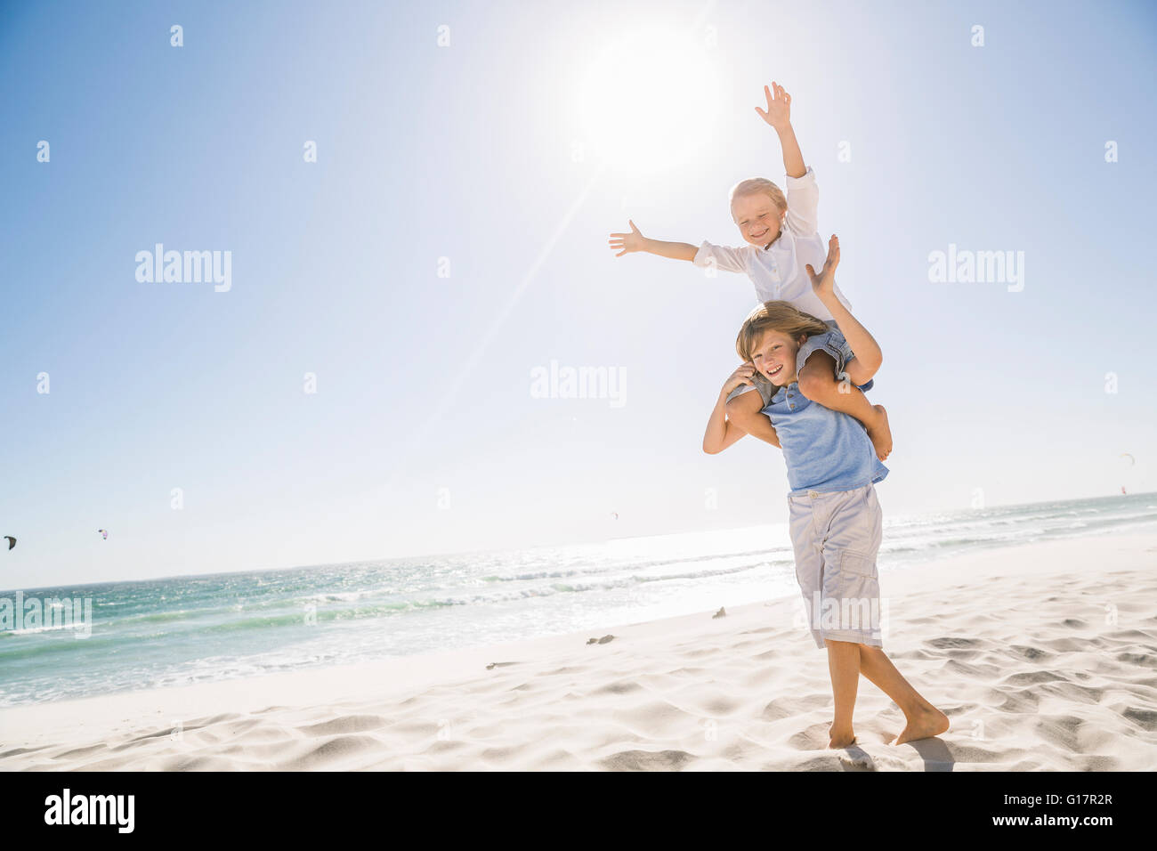 Raised his arms and balance hi-res stock photography and images - Alamy