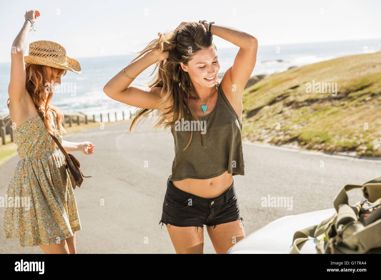 Two friends dancing hi-res stock photography and images - Alamy