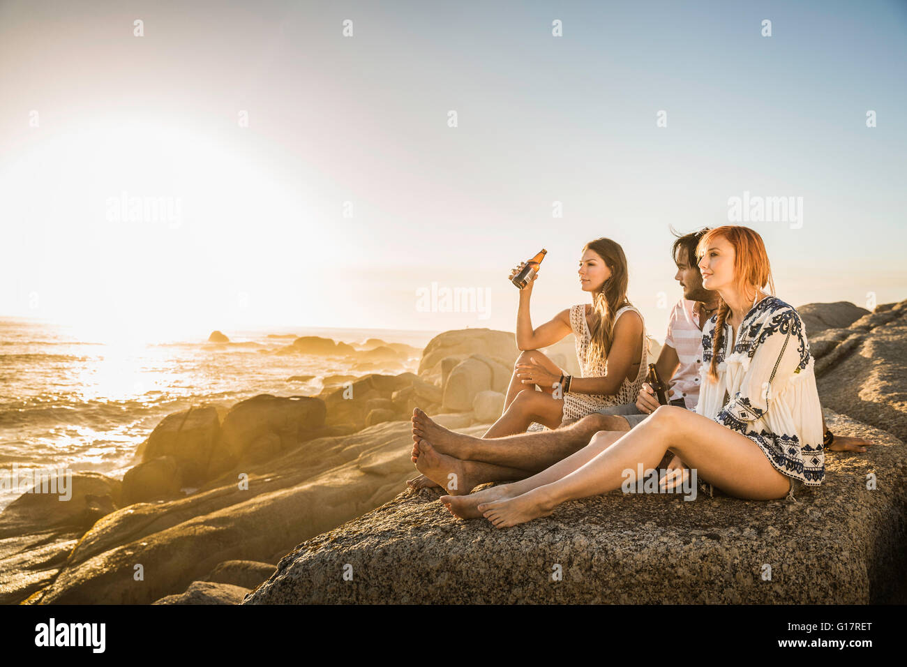 Adults at the beach hi-res stock photography and images - Alamy