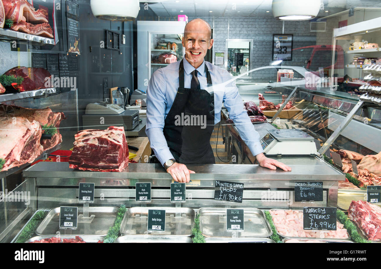 Butcher shop apron hi-res stock photography and images - Alamy