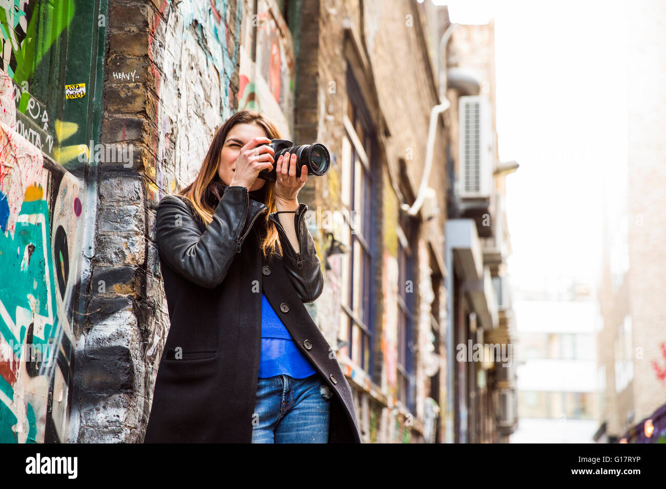 Graffiti alley hi-res stock photography and images - Alamy