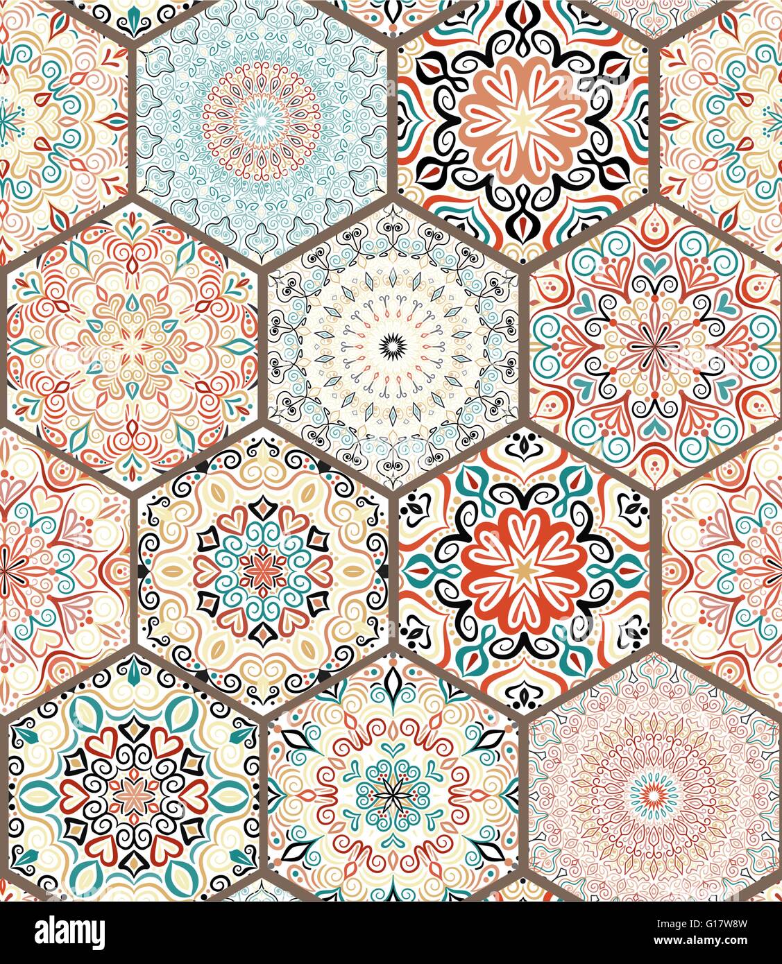 Hexagon tile hi-res stock photography and images - Alamy