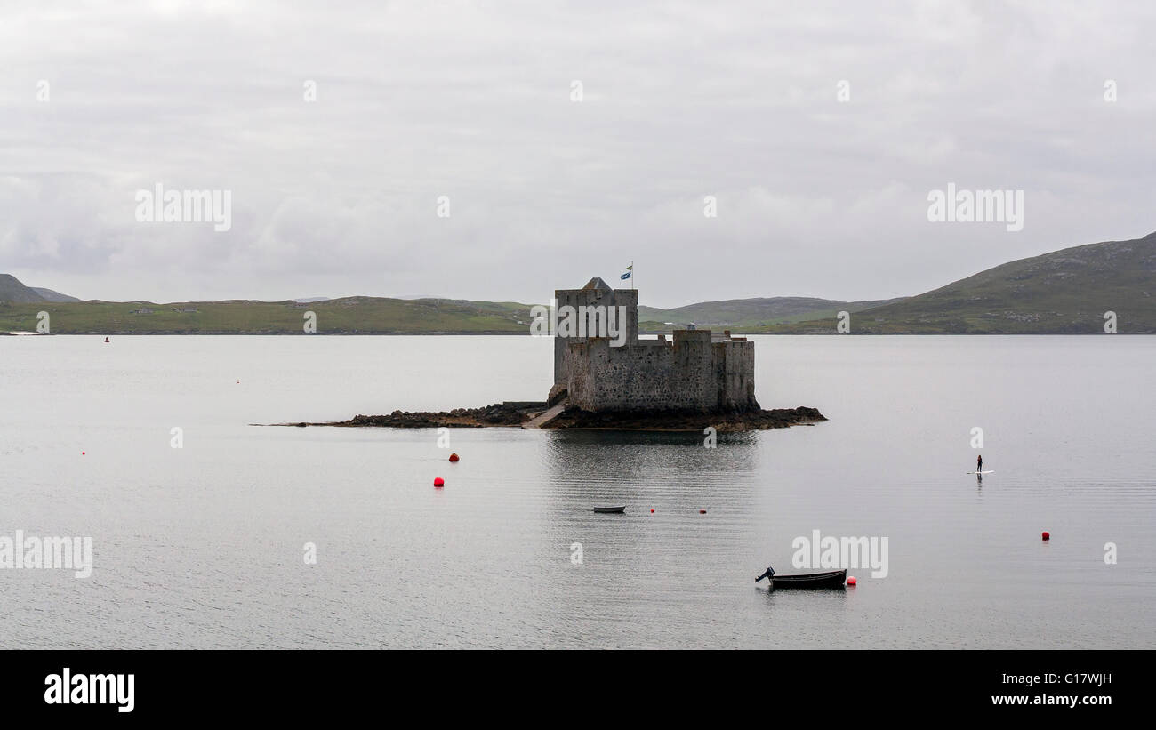 Kisimul Castle in Castlebay,Barra, Scotland, is the old stronghold of ...