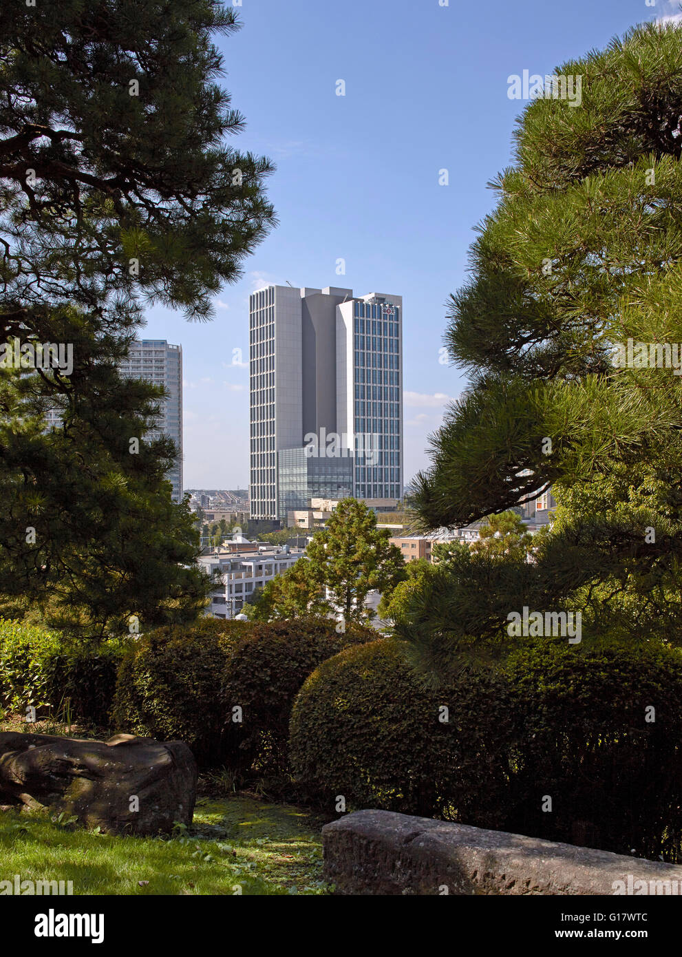 Distant high level view from Gotoh Museum gardens. Futako-Tamagawa ...