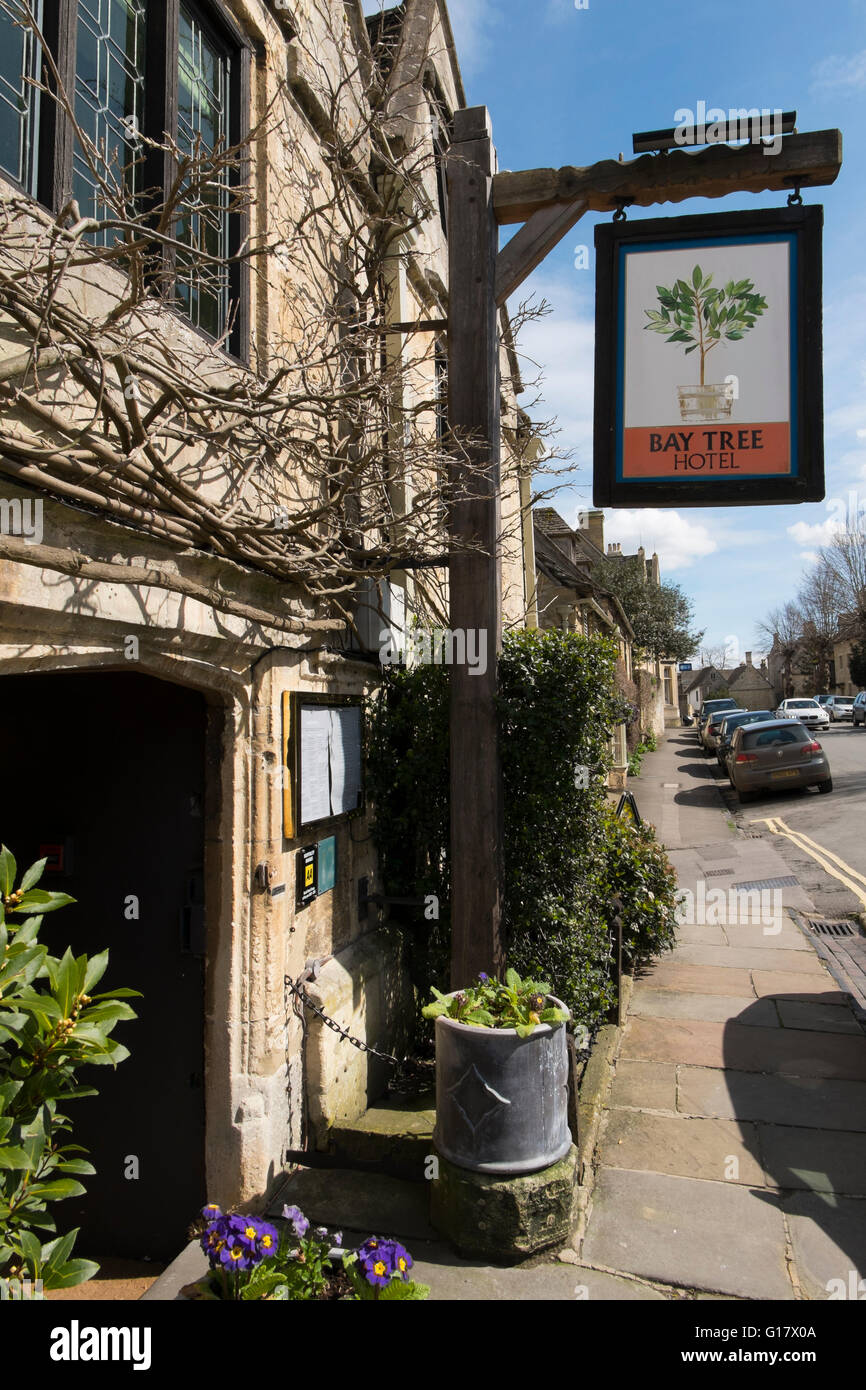The Bay Tree Hotel in Sheep Street, Burford, Oxfordshire, UK Stock ...