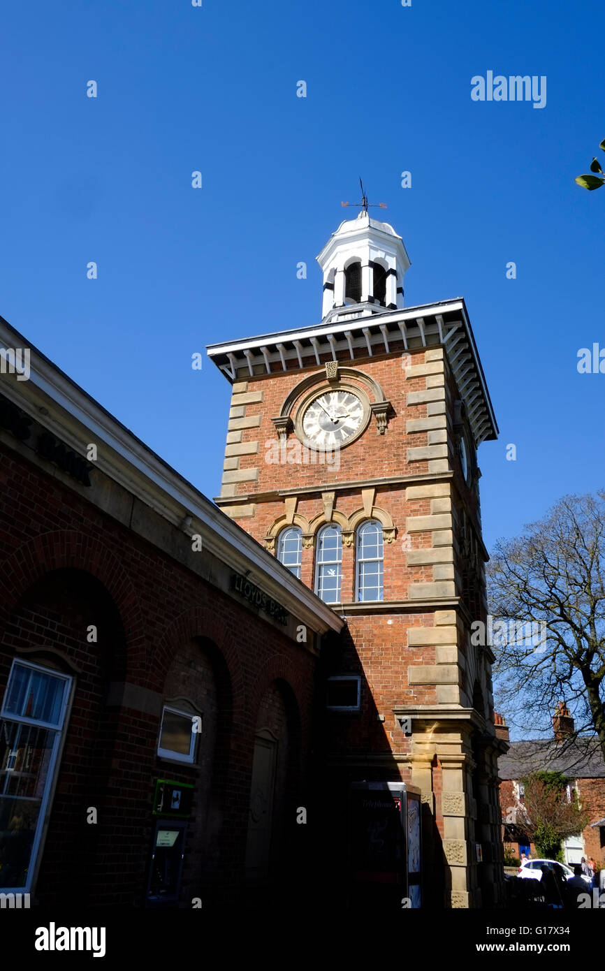 Clock tower, Hastings Place, Market Square, Lytham Stock Photo - Alamy
