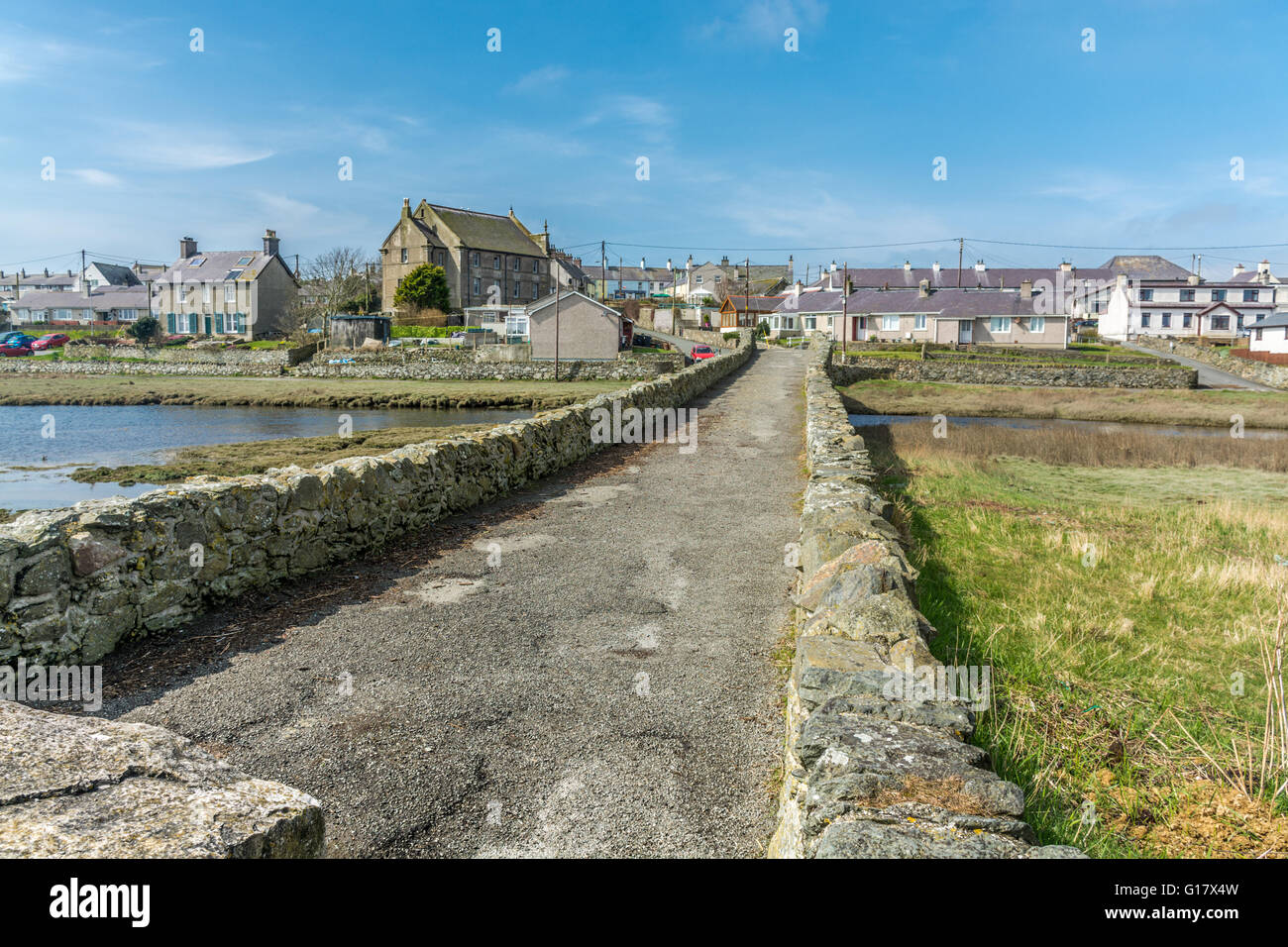 The Bridge at Aberffraw, Anglesey Stock Photo - Alamy