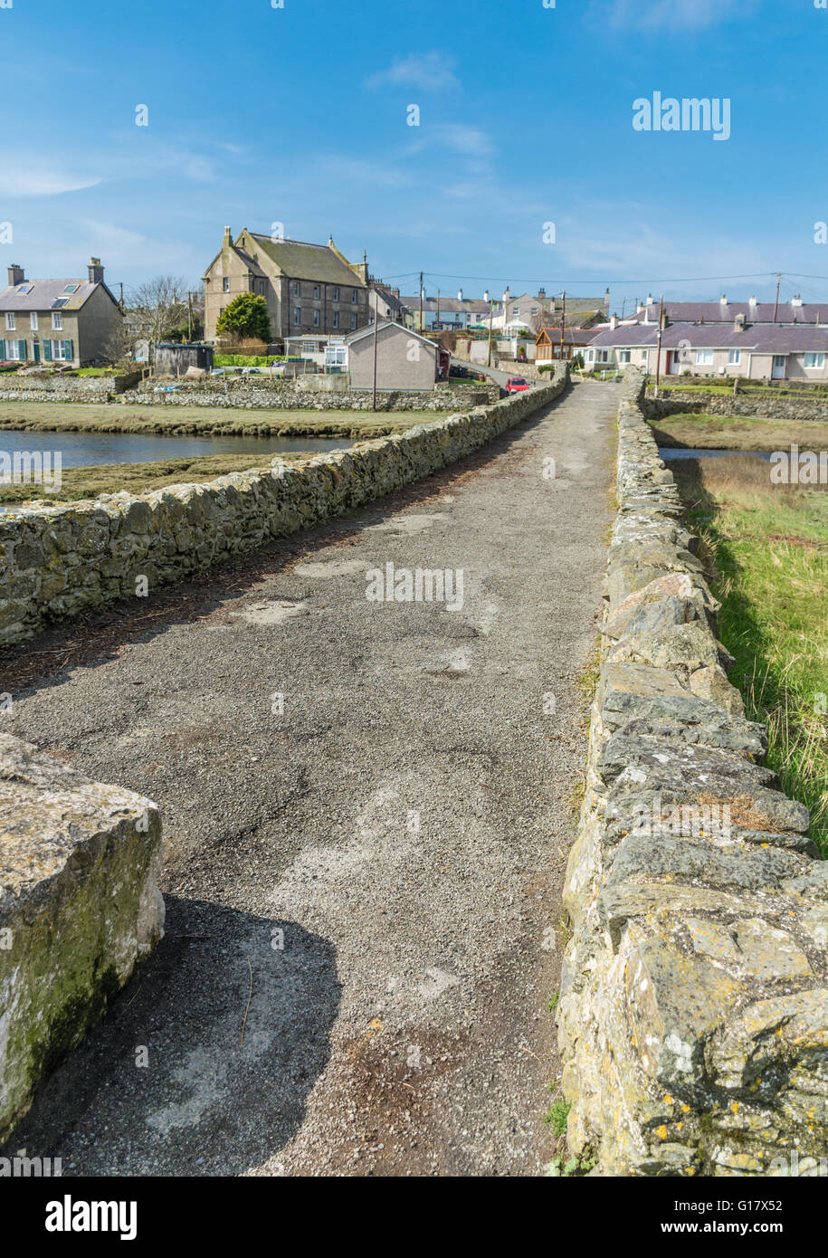 The Bridge at Aberffraw, Anglesey Stock Photo - Alamy