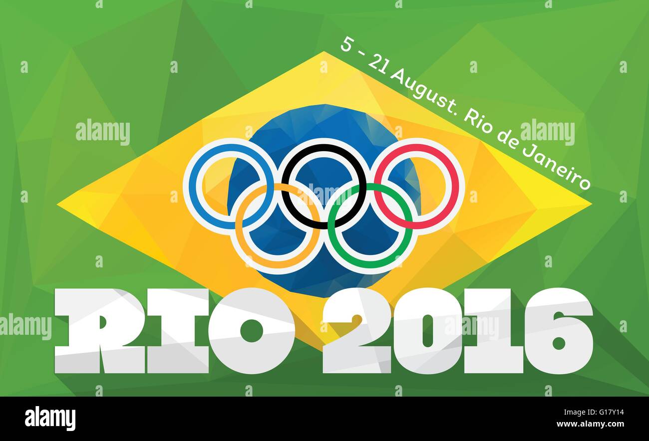 Athletics rio 2016 olympic games Stock Vector Images - Alamy