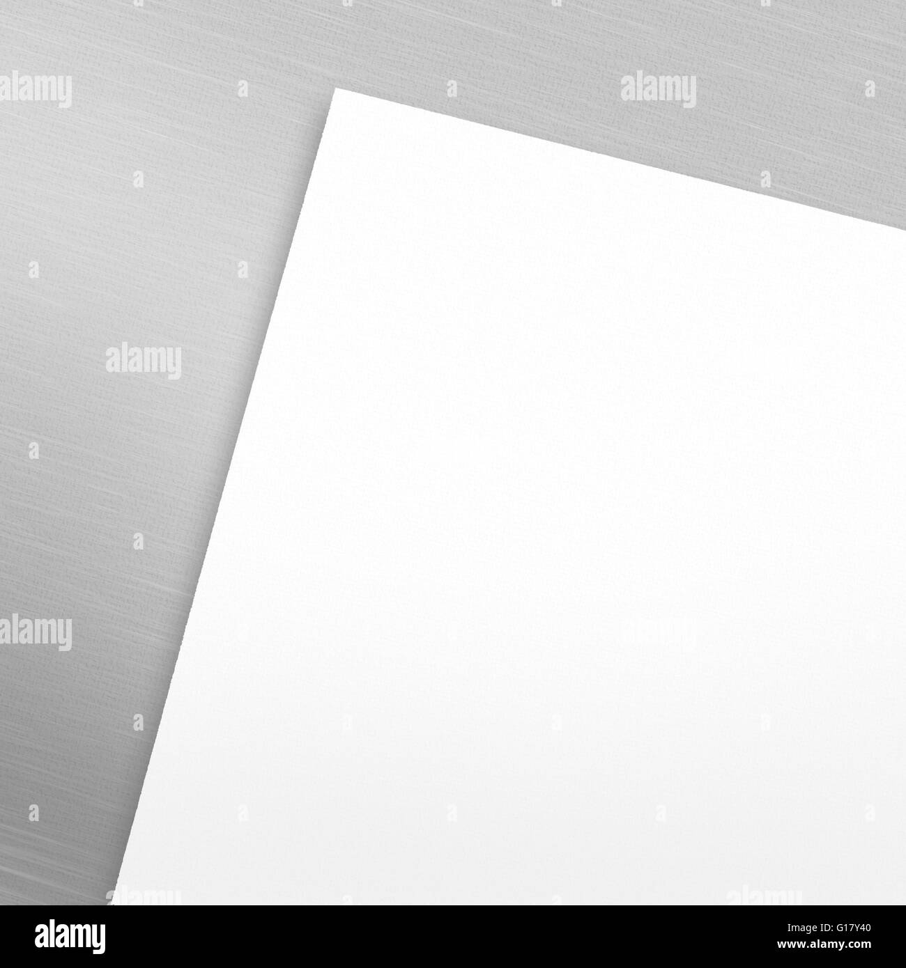 illustration of white piece paper Stock Photo - Alamy