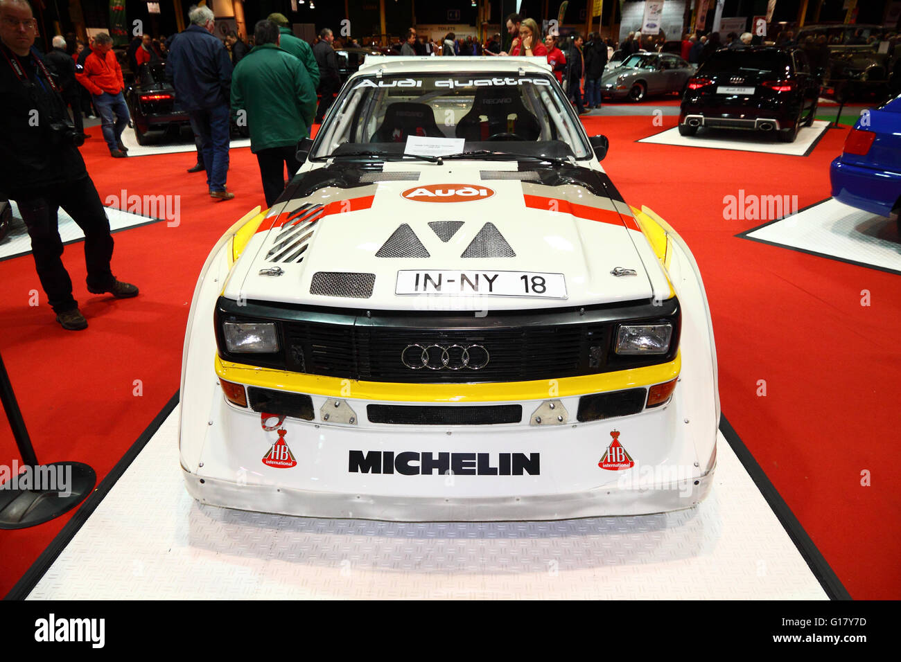 Audi Sport Quattro at the 2016 Dublin RDS Classic Car Show Stock Photo ...