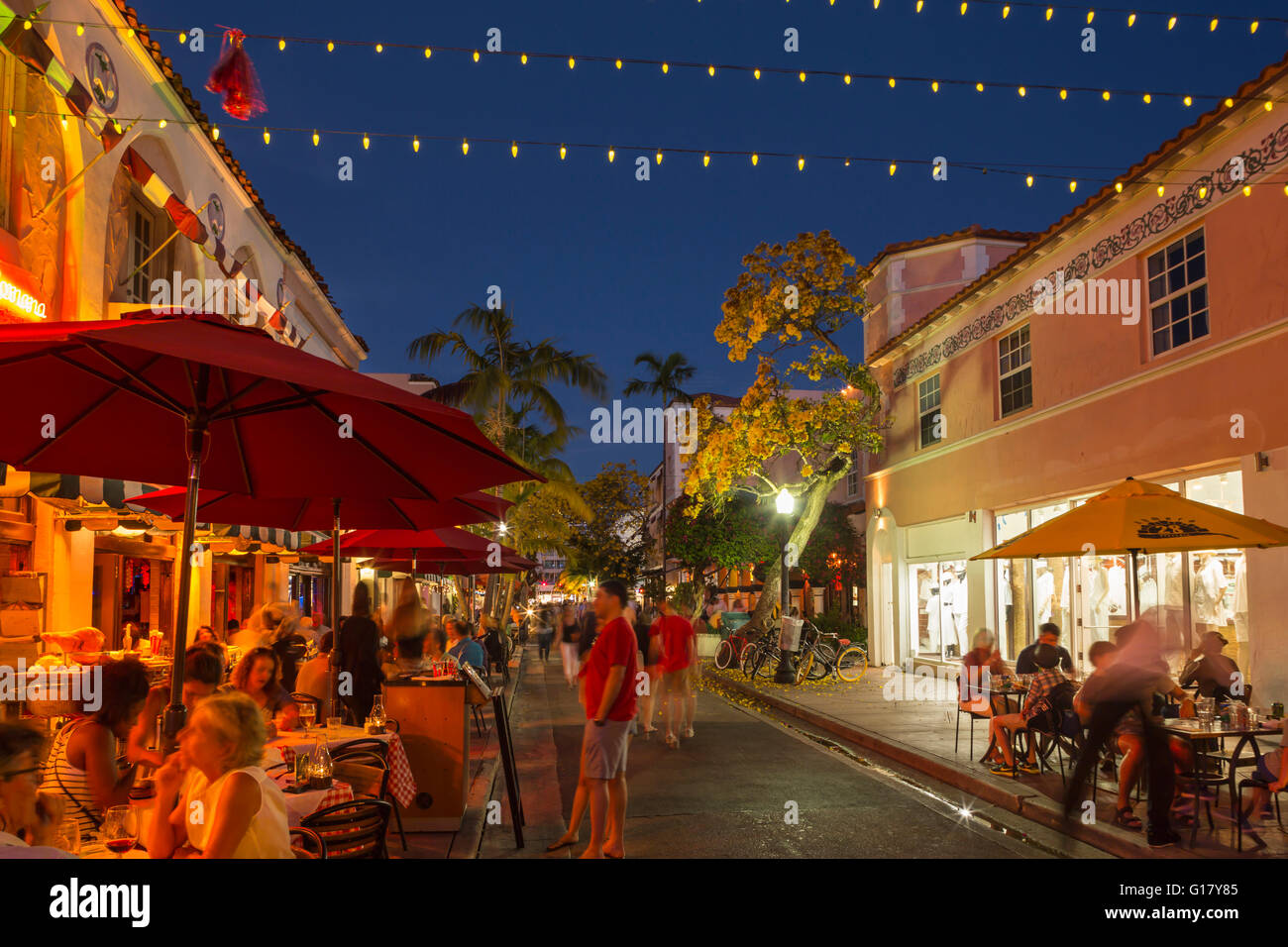 Espanola Way High Resolution Stock Photography and Images - Alamy