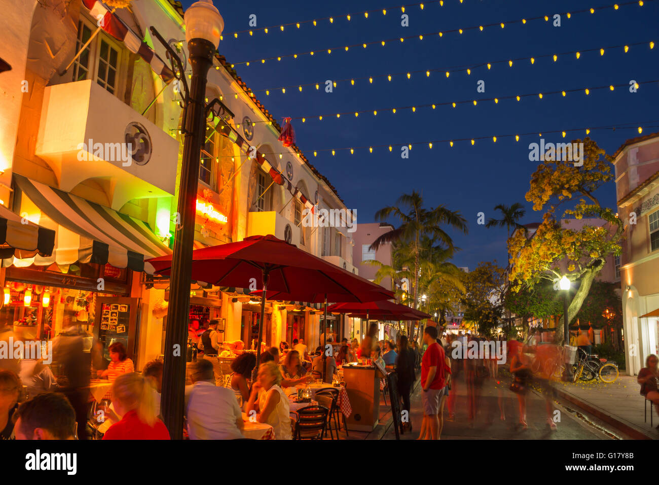 Espanola Way Miami Beach High Resolution Stock Photography and Images ...