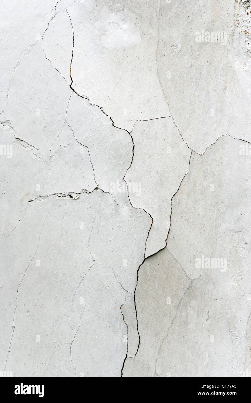 Detail of the Cracks In Plaster - Grunge Texture Stock Photo - Alamy