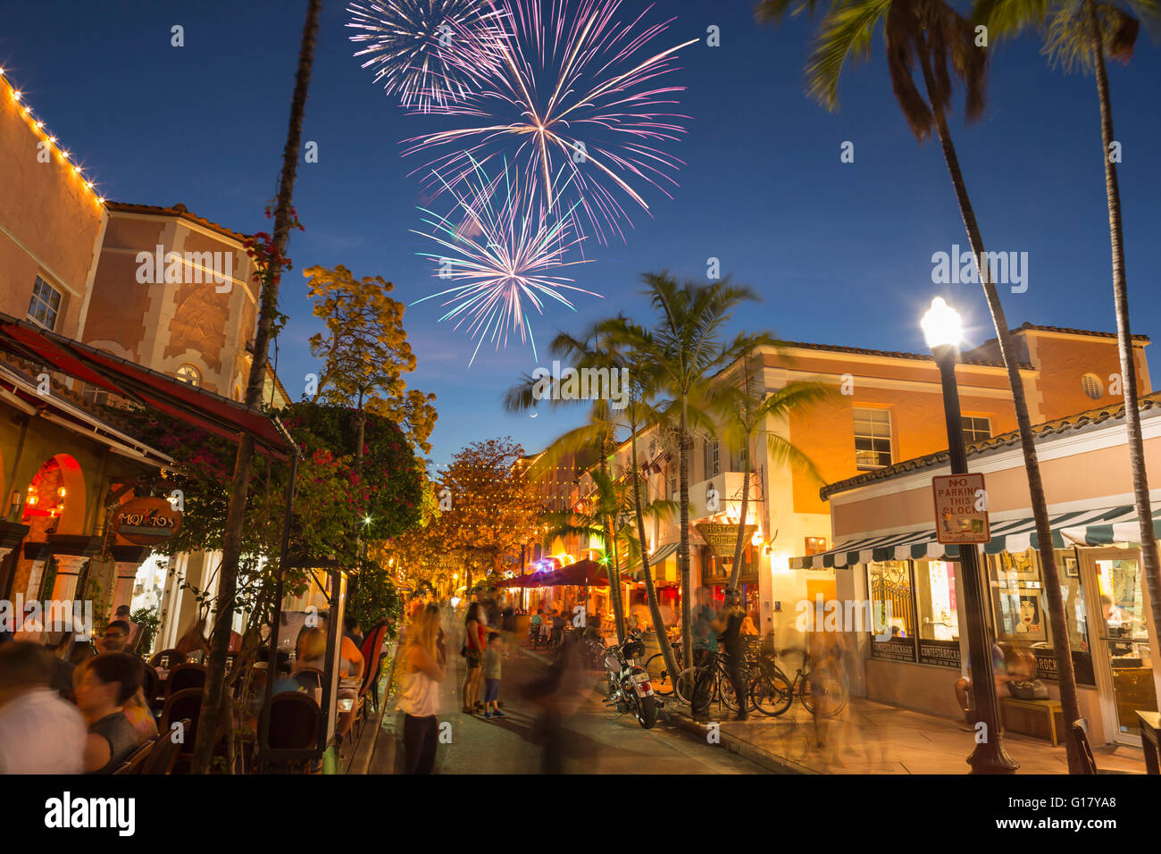 RESTAURANTS ESPANOLA WAY HISTORIC SPANISH VILLAGE MIAMI BEACH FLORIDA ...
