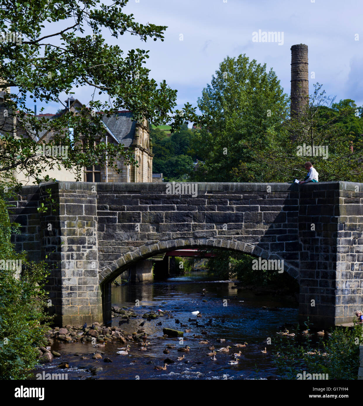 Hebden bridge town centre hi-res stock photography and images - Alamy