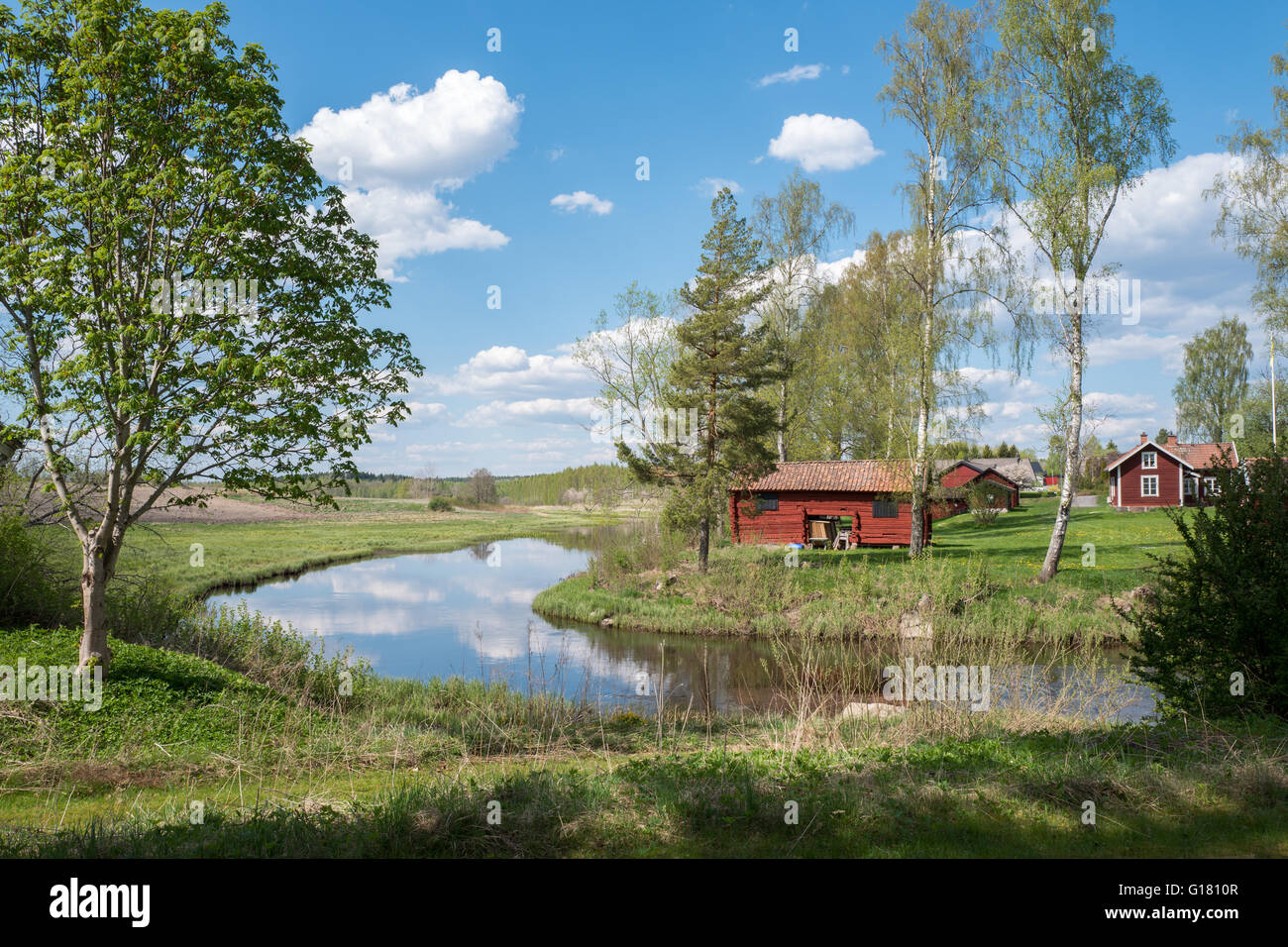 Vintage rural sweden at springtime hi-res stock photography and images ...