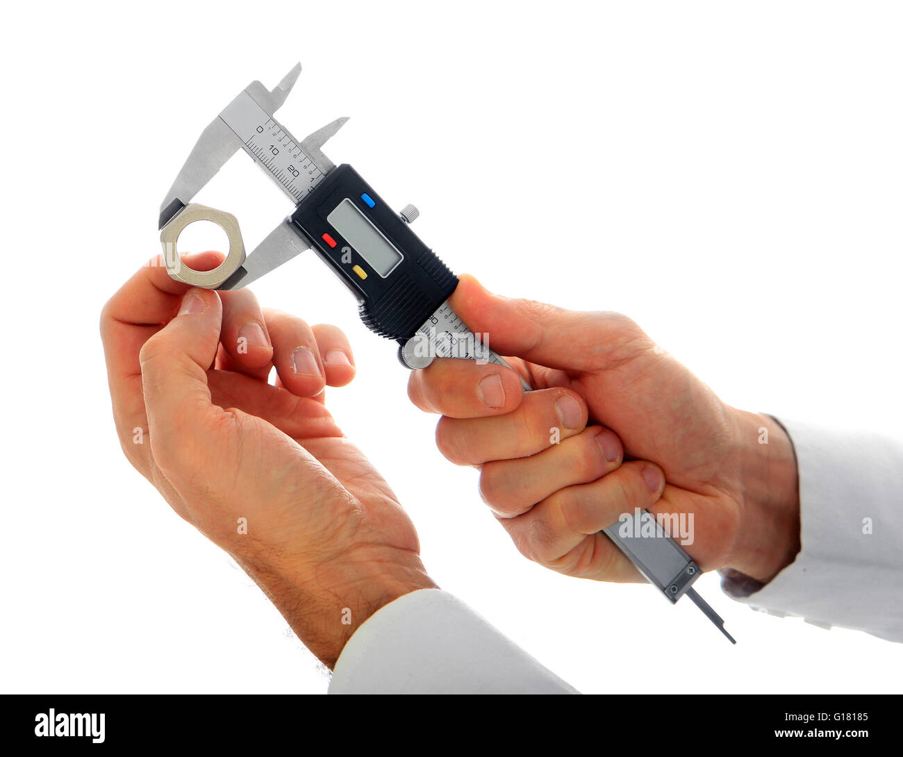 High precision digital caliper, construction and architecture concepts ...