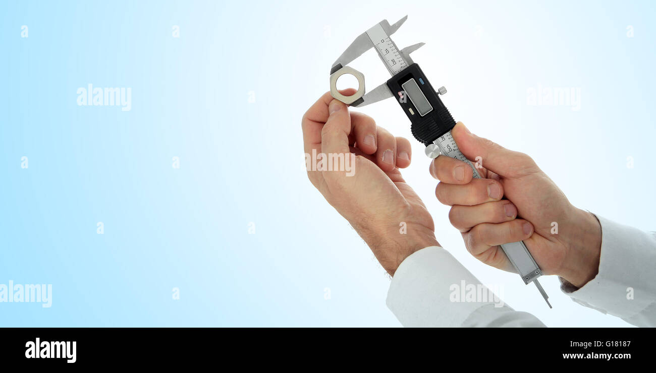 High precision digital caliper, construction and architecture concepts ...