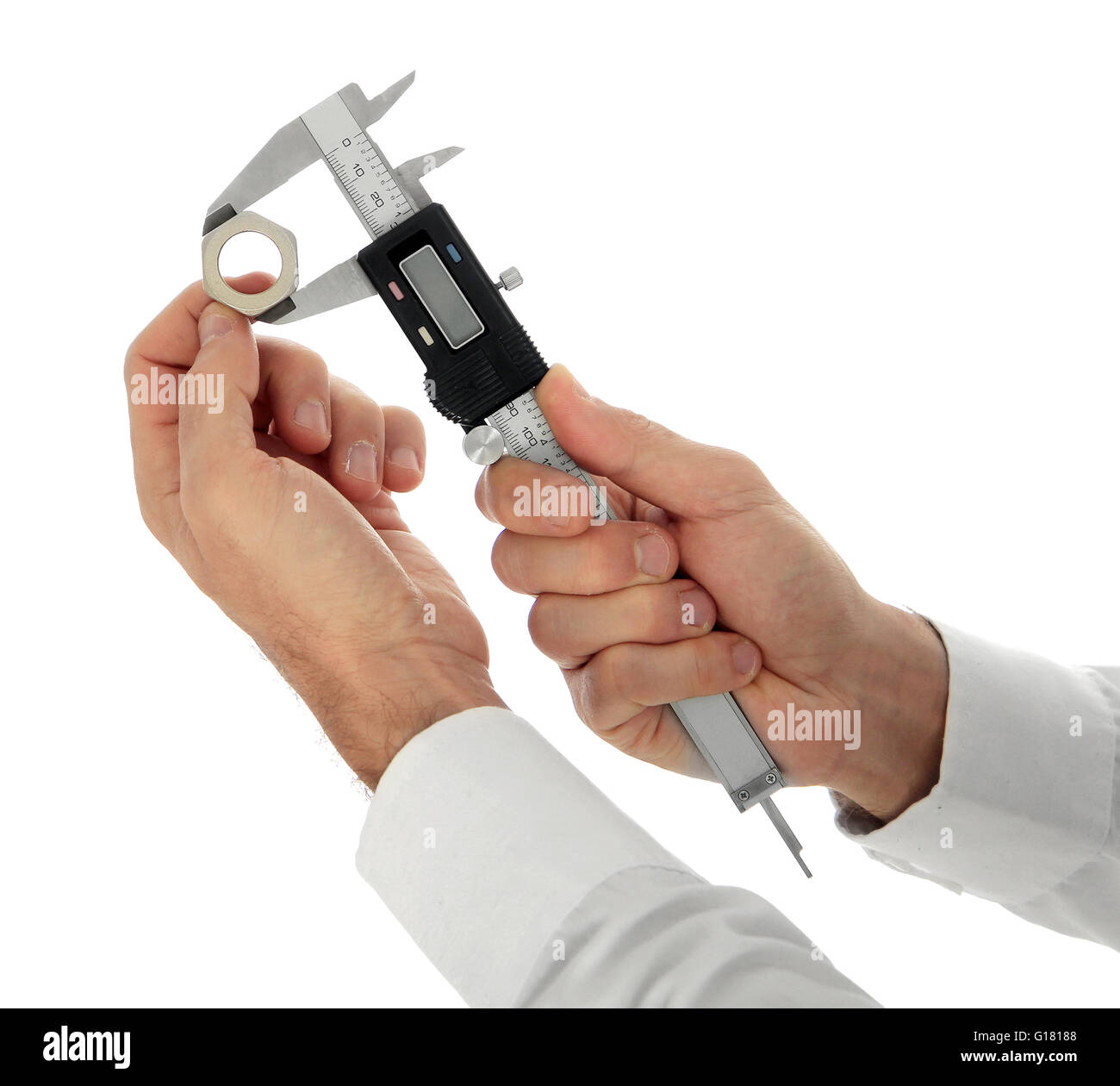 High precision digital caliper, construction and architecture concepts ...