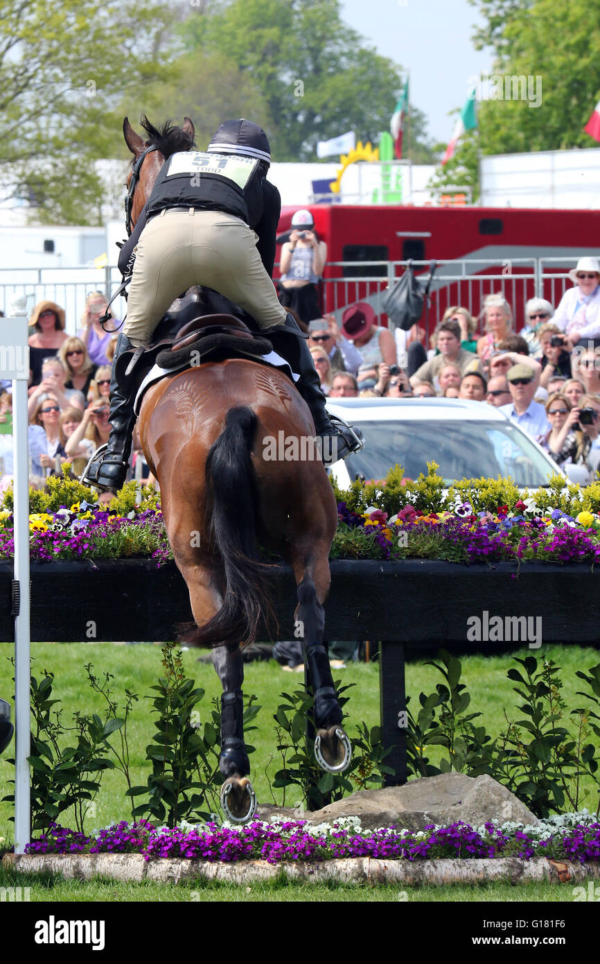Mark Todd (New Zealand) on Leonidas II riding Cross Country at the ...