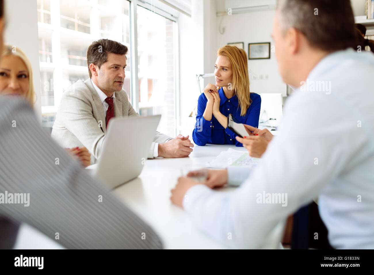 Business people and architects discussing future plans Stock Photo - Alamy