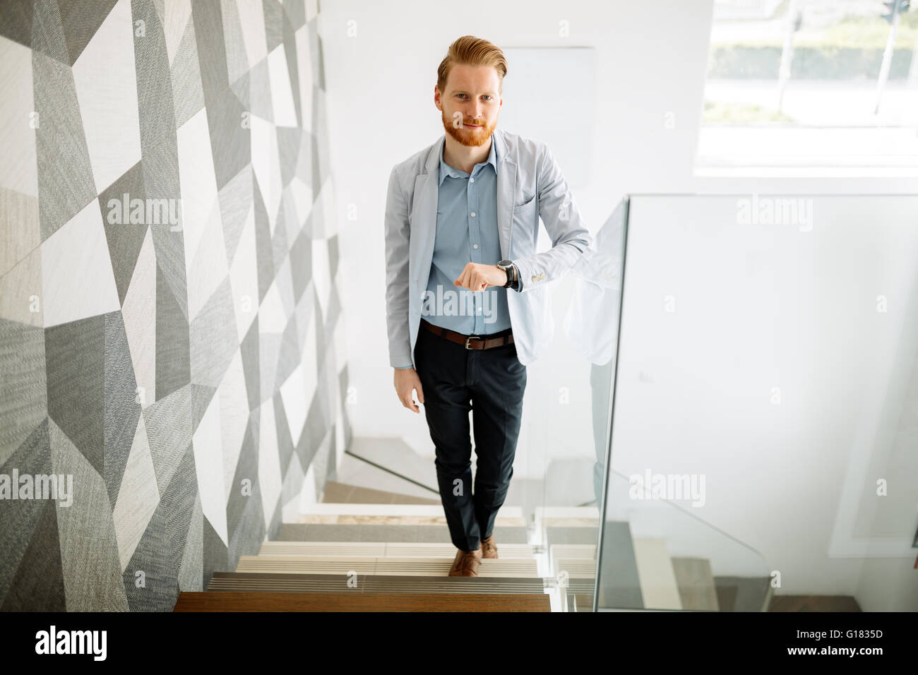Ginger business man hi-res stock photography and images - Alamy