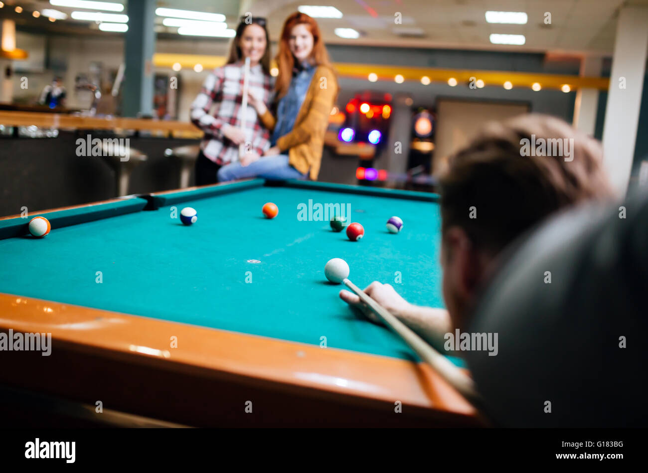 The billiard party hi-res stock photography and images - Alamy