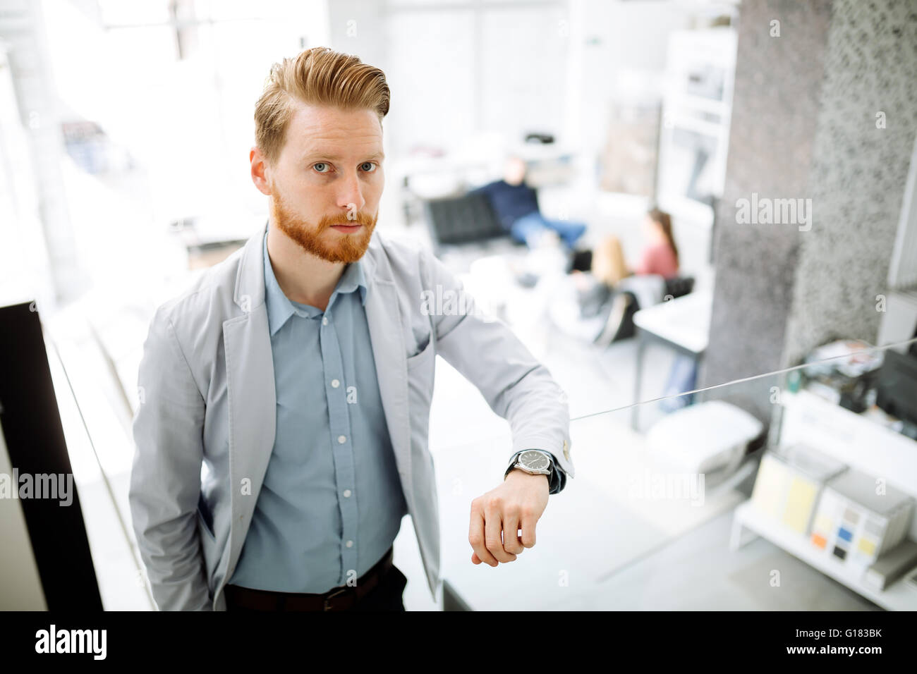Portrait man handsome suite hi-res stock photography and images - Alamy