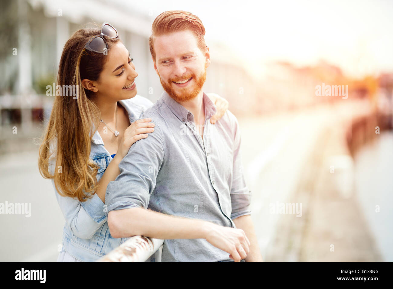 Two people in love spending time together Stock Photo - Alamy