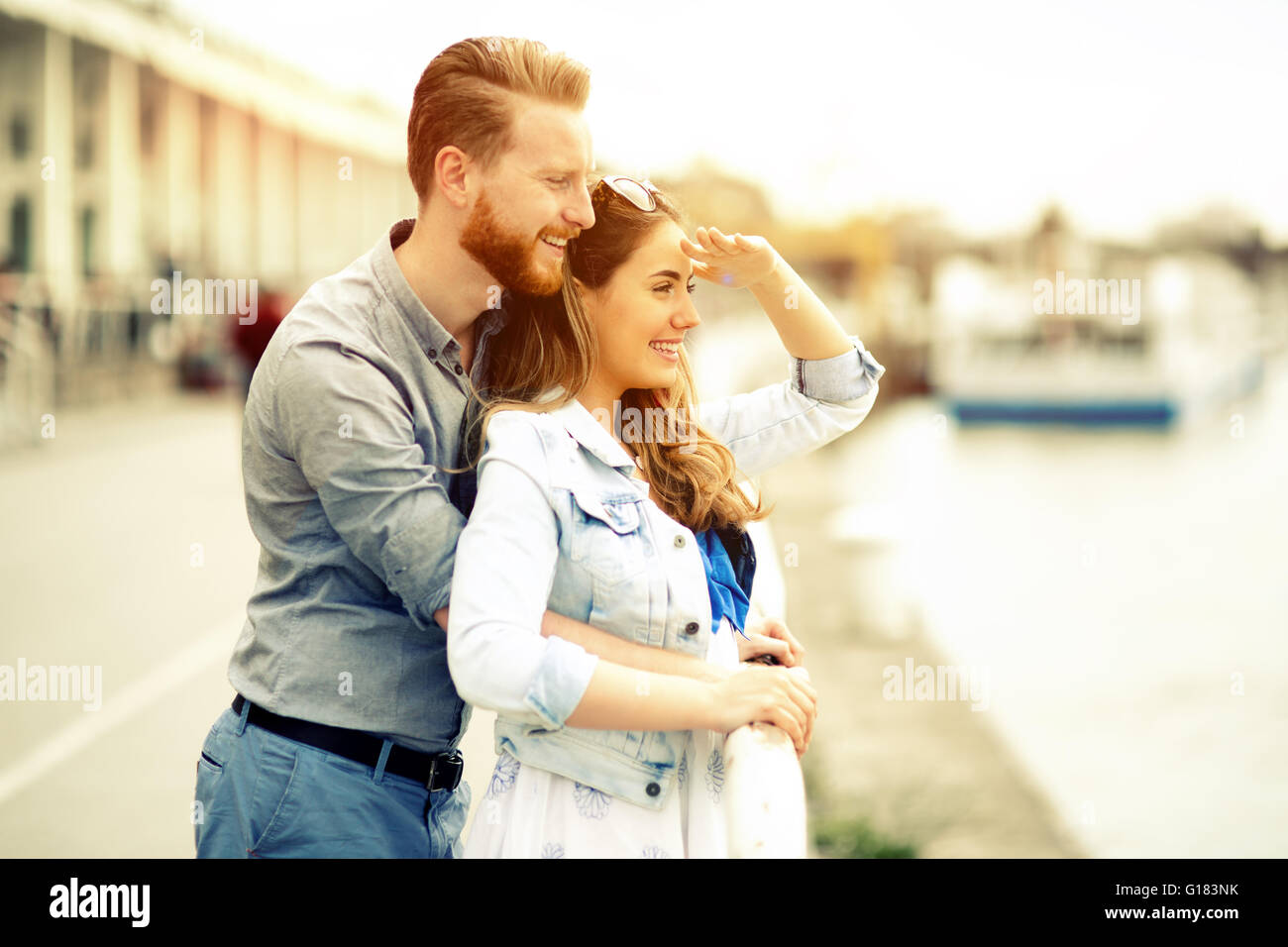 Two people in love spending time together Stock Photo - Alamy