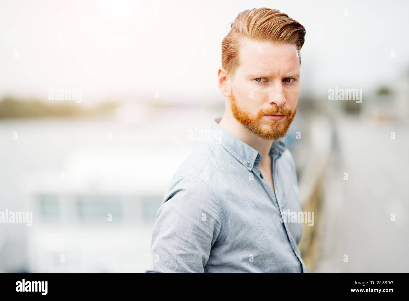 Handsome outdoor hi-res stock photography and images - Alamy