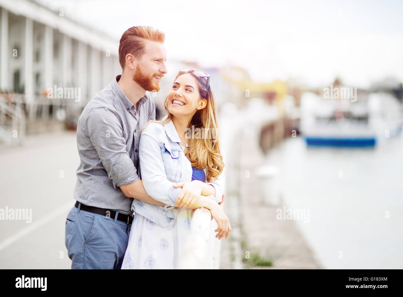 Couple embracing love and nursing feelings Stock Photo - Alamy