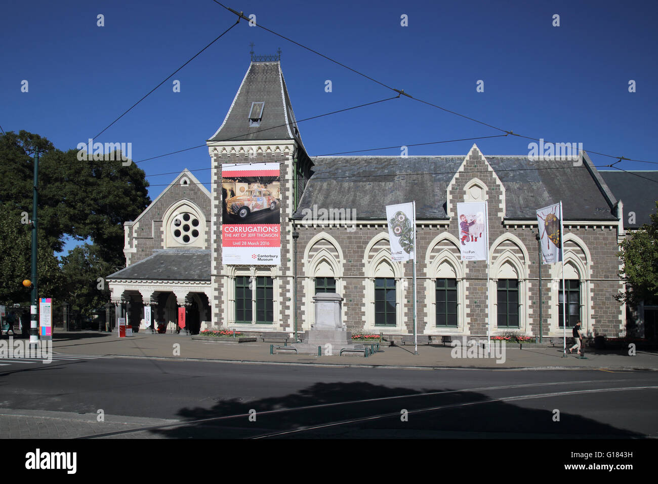 christchurch canterbury museum new zealand Stock Photo - Alamy