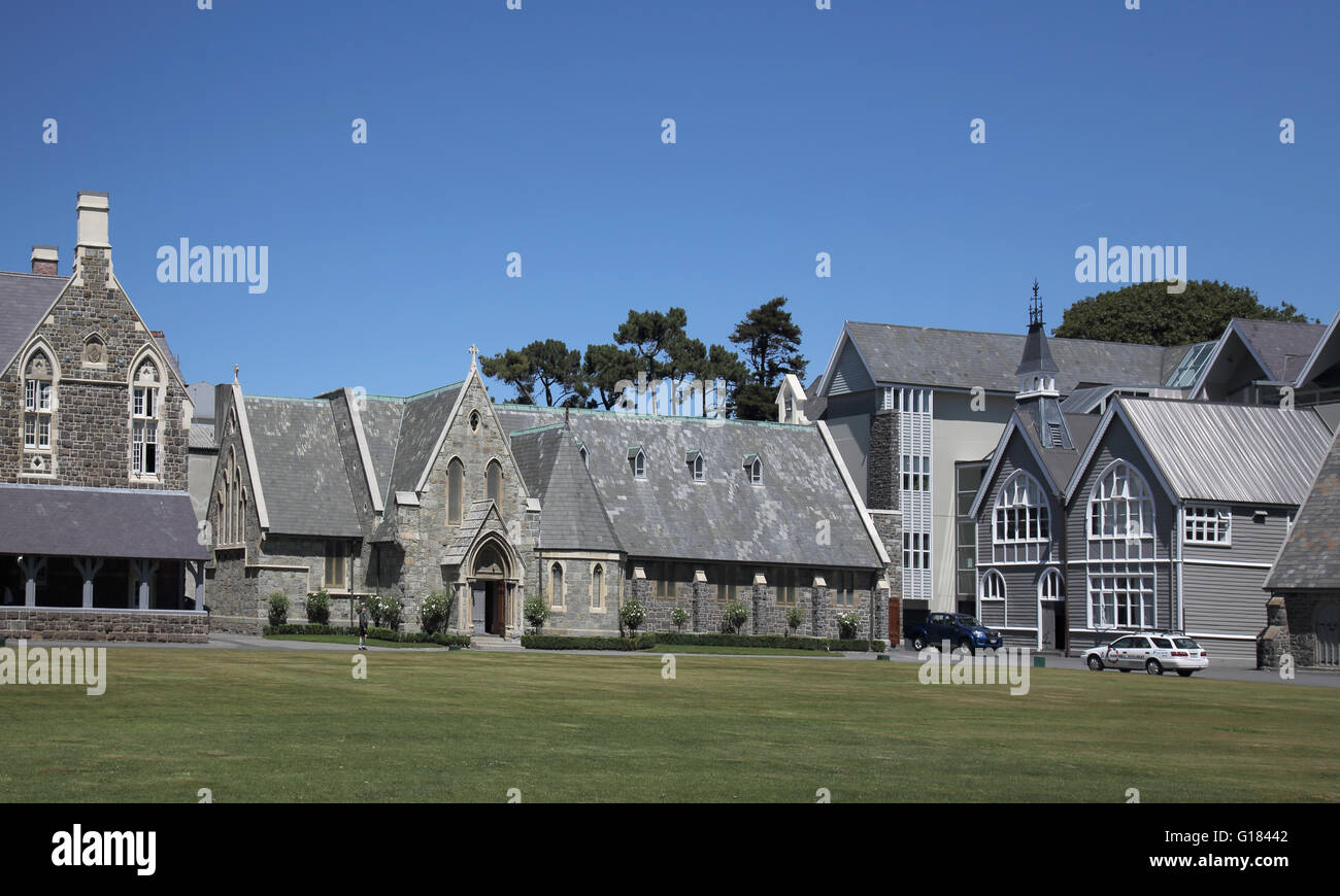 christs college canterbury in christchurch new zealand Stock Photo - Alamy