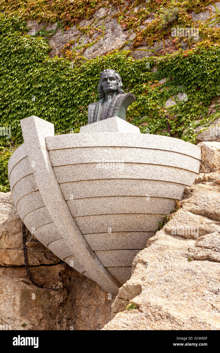 Christopher Columbus monument, Calvi, Haute-Corse, Corsica, France ...