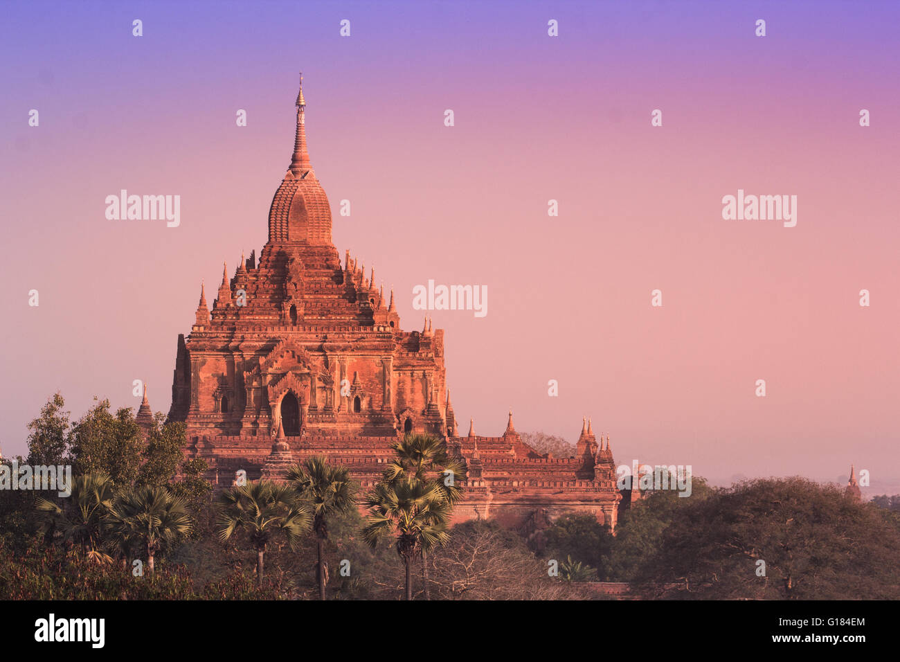 Temples in Bagan, Land of Pagoda, Myanmar Stock Photo - Alamy