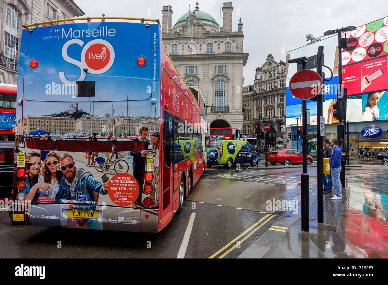 London bus ad campaign hi-res stock photography and images - Alamy