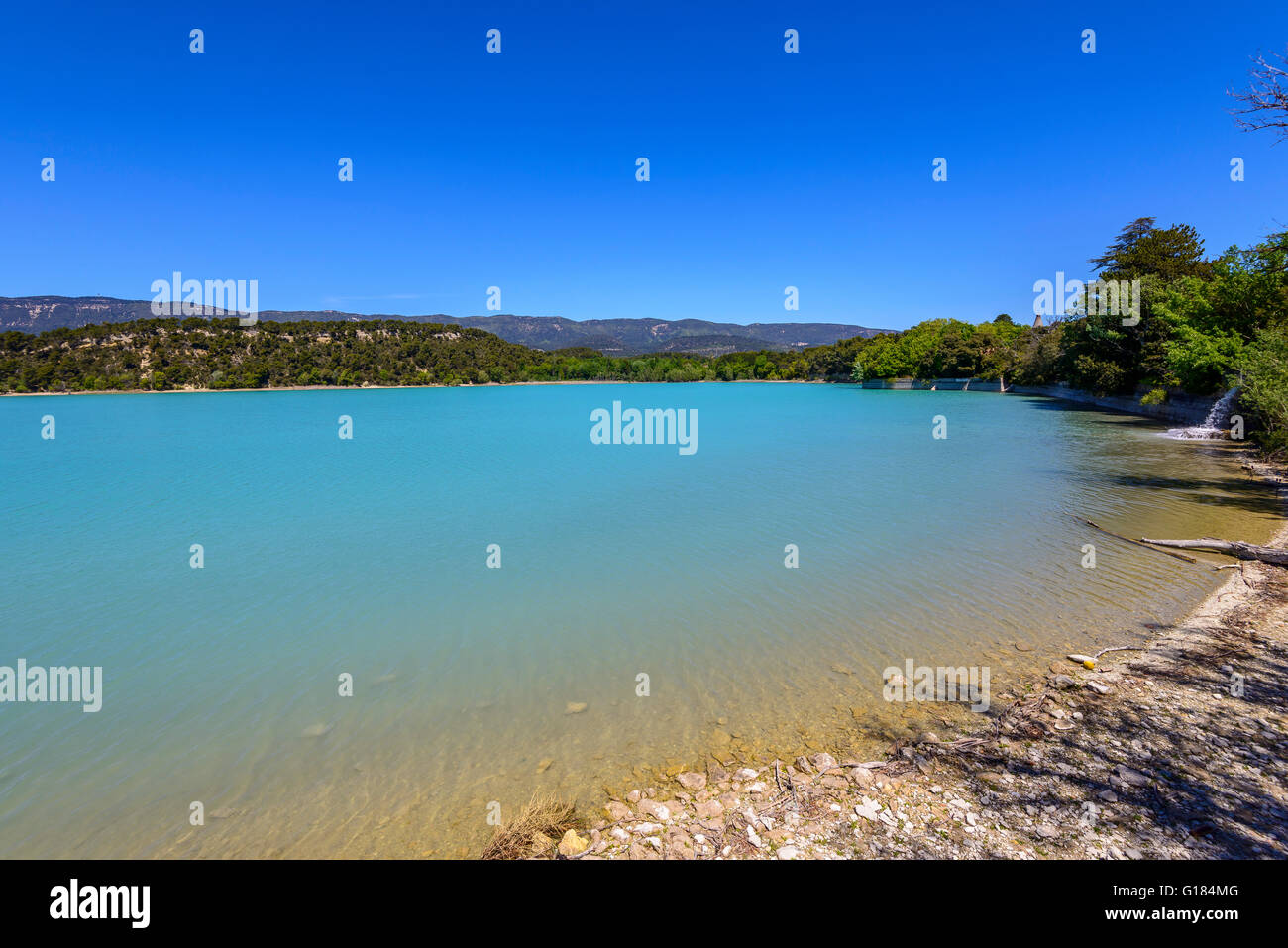 Etang de la Bonde Cabrières d'Aigues Luberon Vaucluse Provence France ...