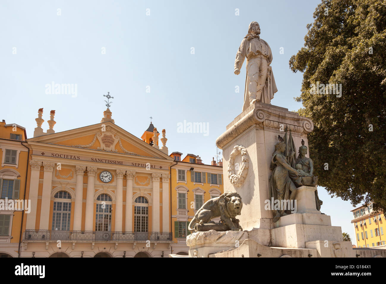 Statue of Giuseppe Garibaldi, Place Garibaldi, Garibaldi Square, Nice ...