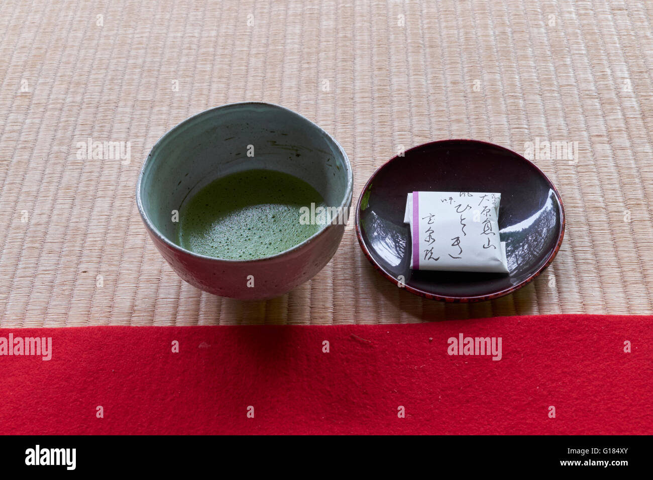 Matcha with sweet hi-res stock photography and images - Alamy
