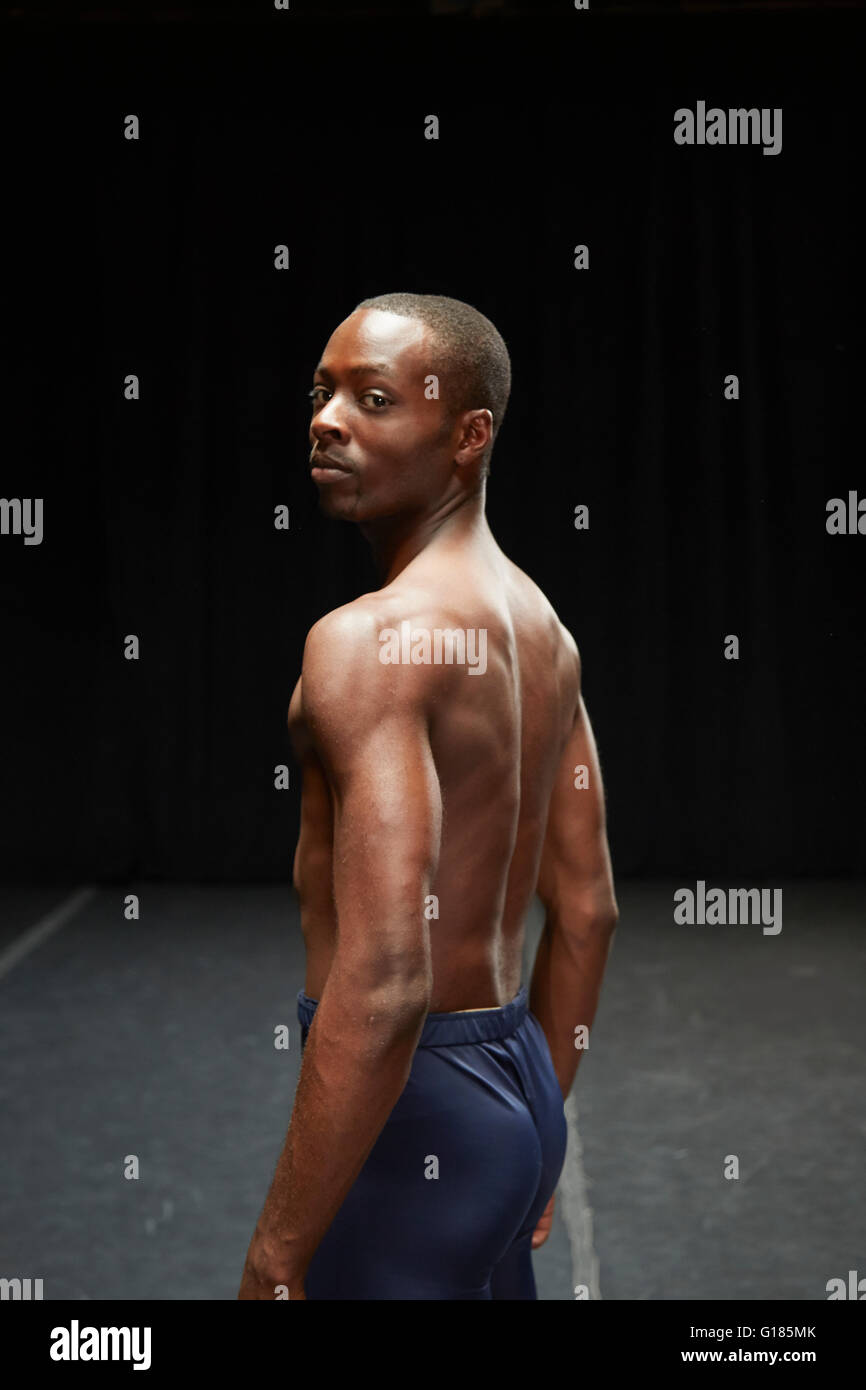 Dancer standing upright Stock Photo - Alamy