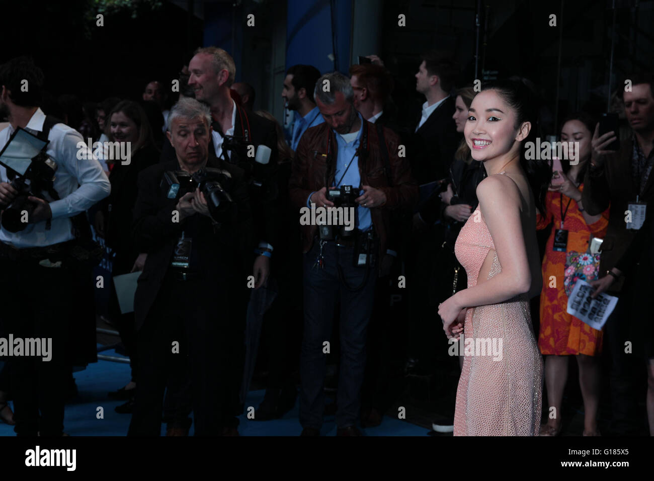 LONDON - MAY 9, 2016: Lana Condor attends the X-Men: Apocalypse - UK ...