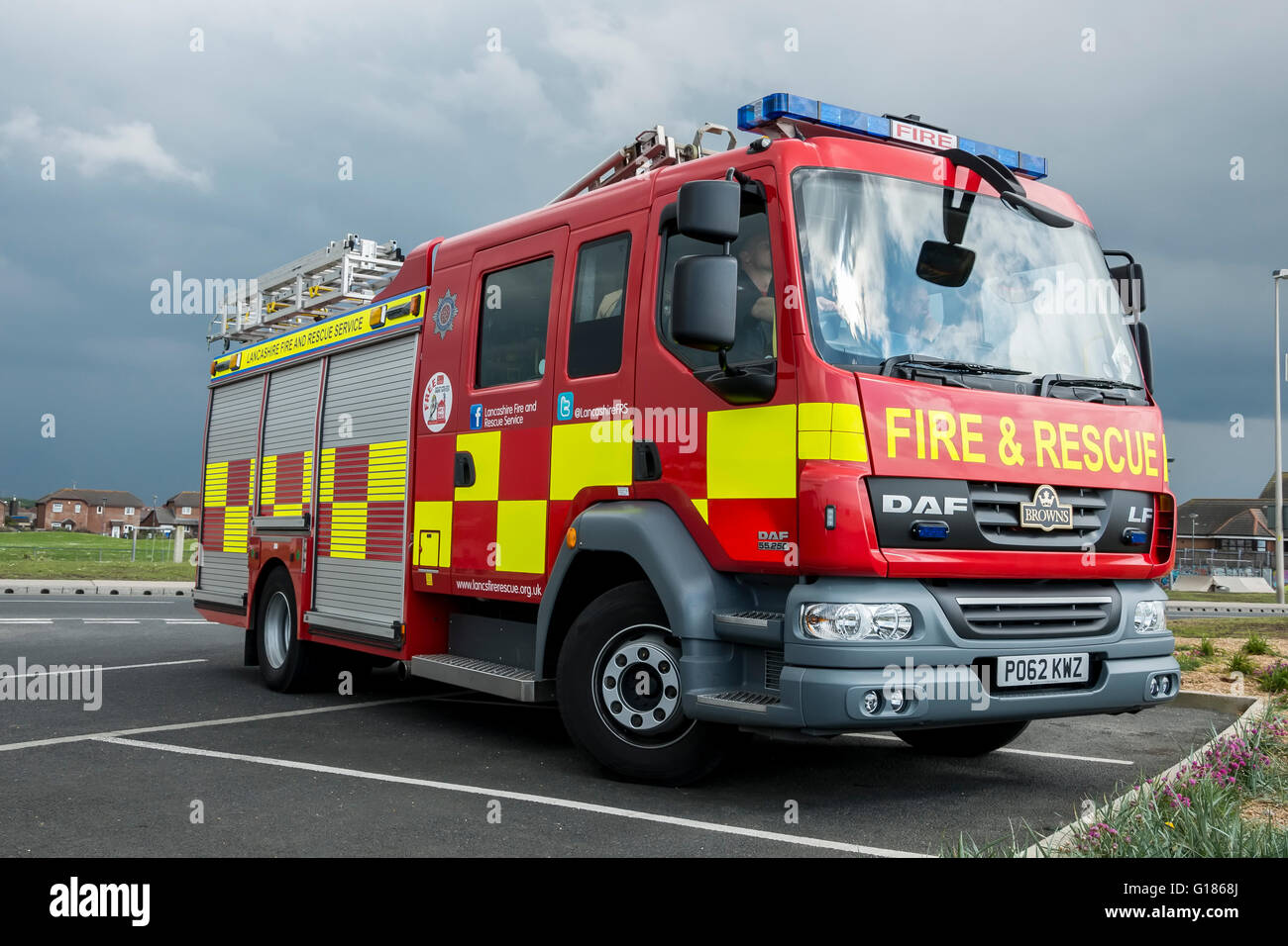 Lancashire and fire engine hi-res stock photography and images - Alamy